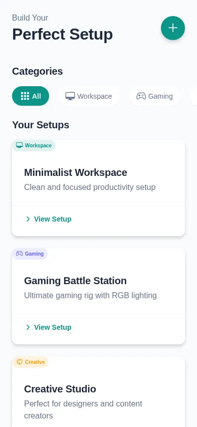 Setup Builder App