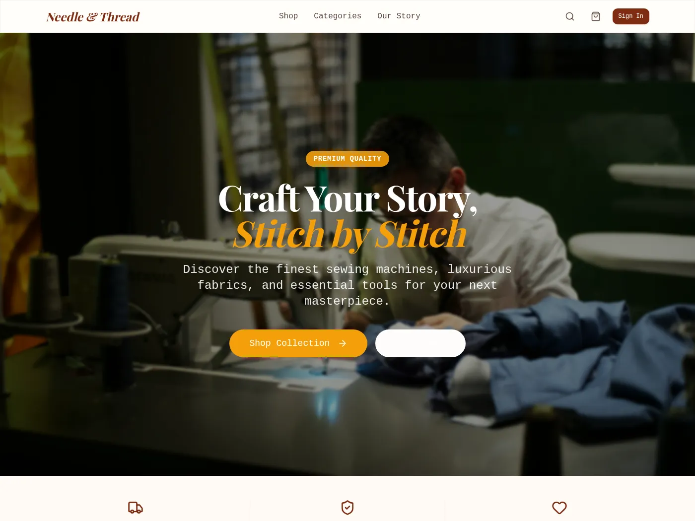 Sewing Supplies Store