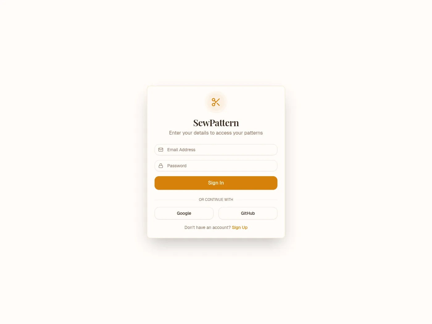 SewPattern Tailor App