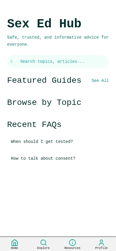 Sex Education Hub