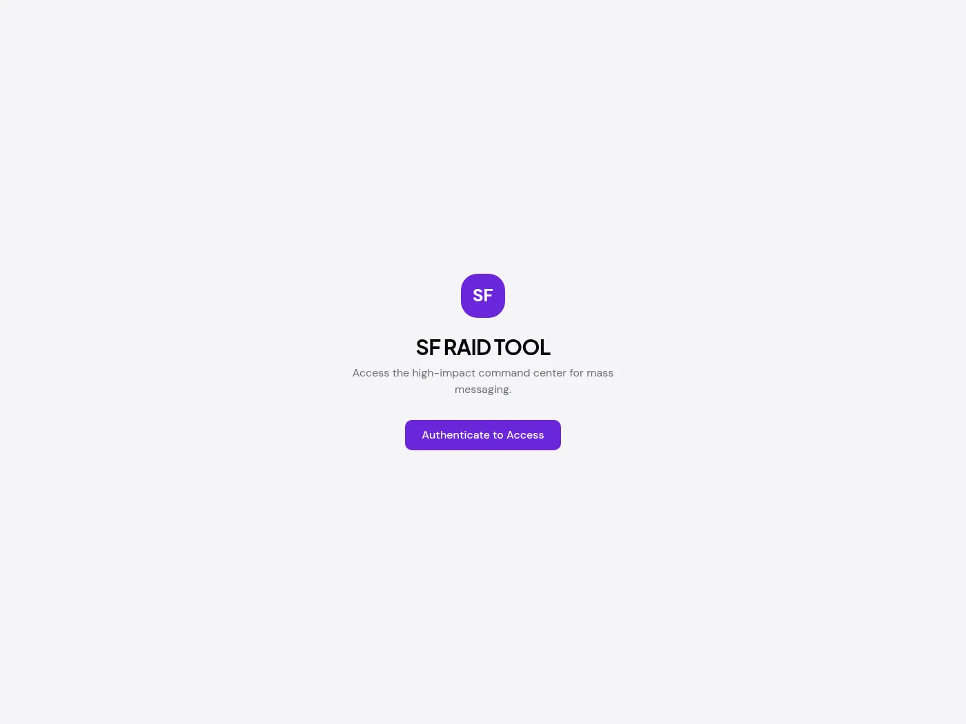 SF Discord Raid Tool