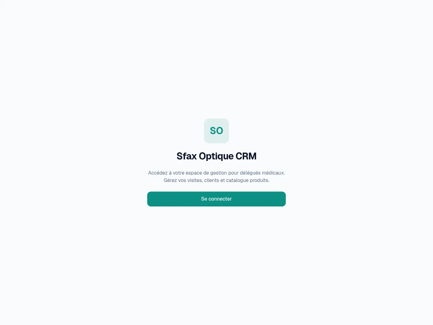Sfax Optique CRM Suite