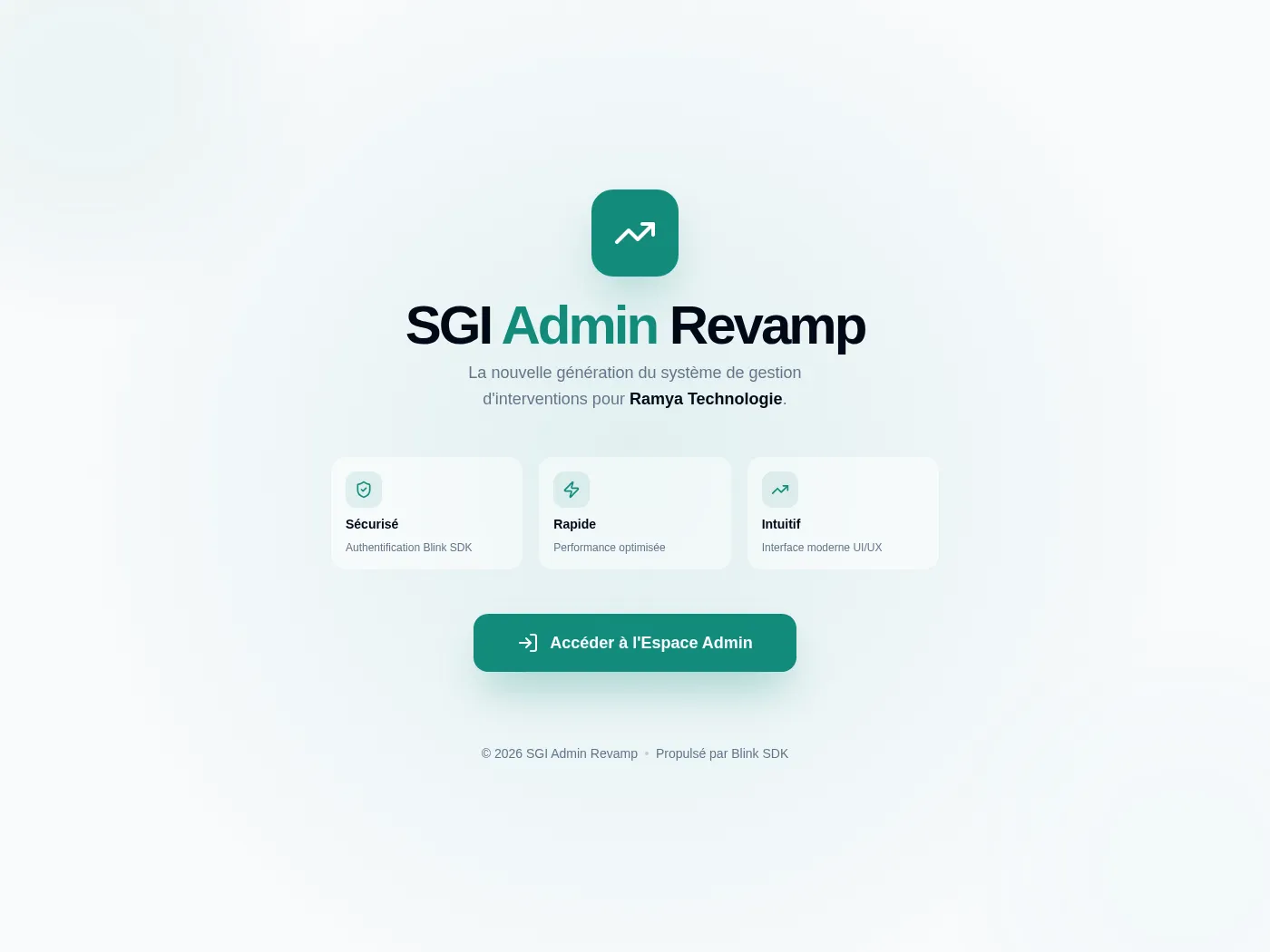 SGI Admin Revamp