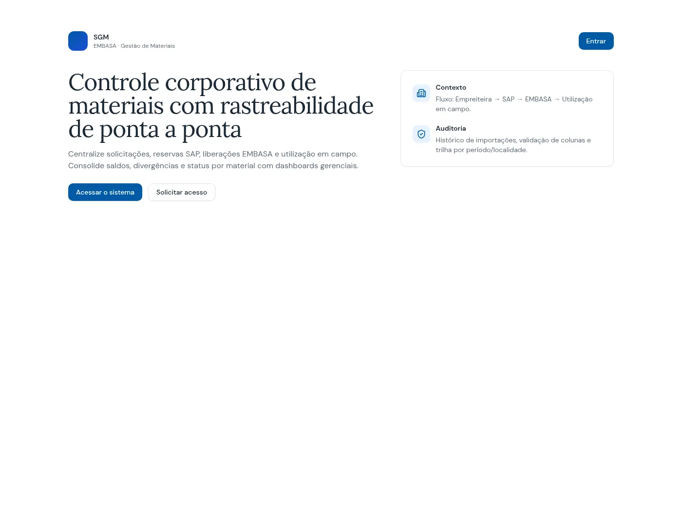 SGM Material Management