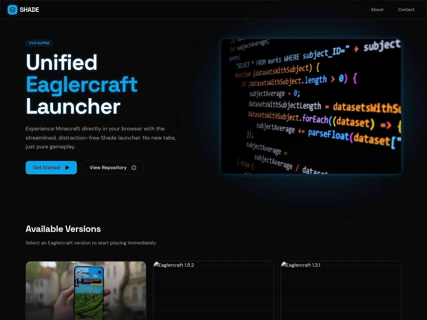 Shade Launcher