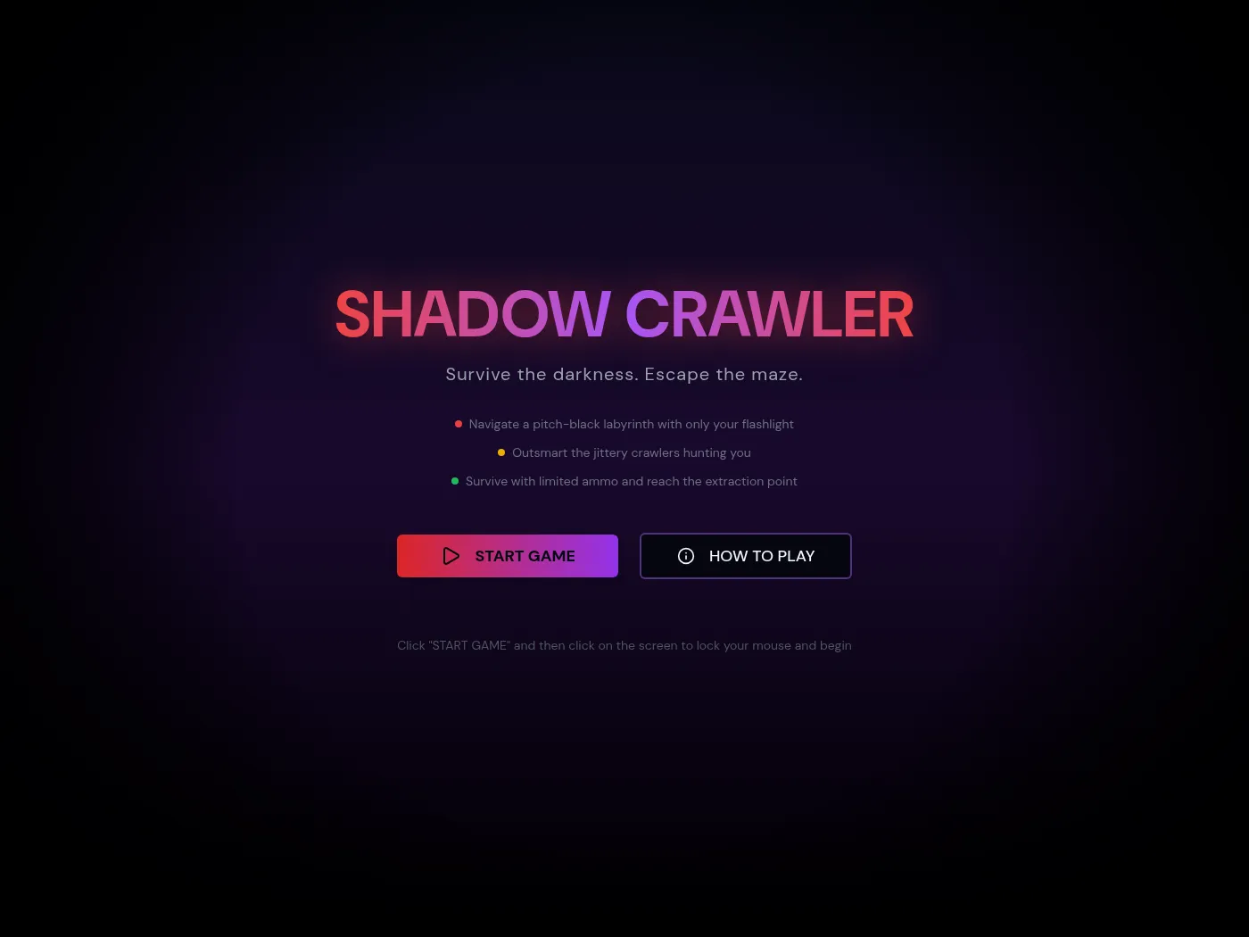 Shadow Crawler Maze Game
