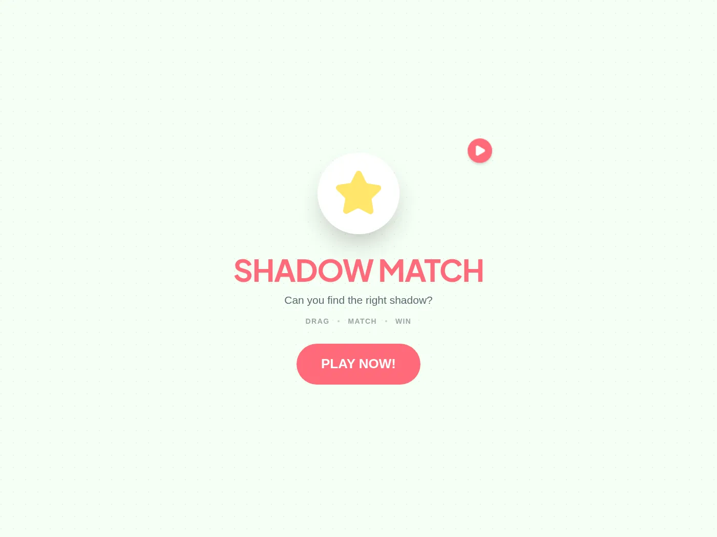 Shadow Match Game