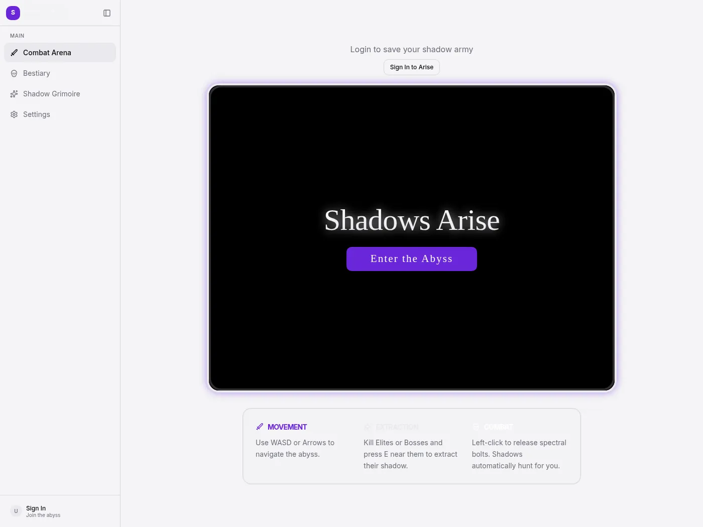 Shadow Commander RPG