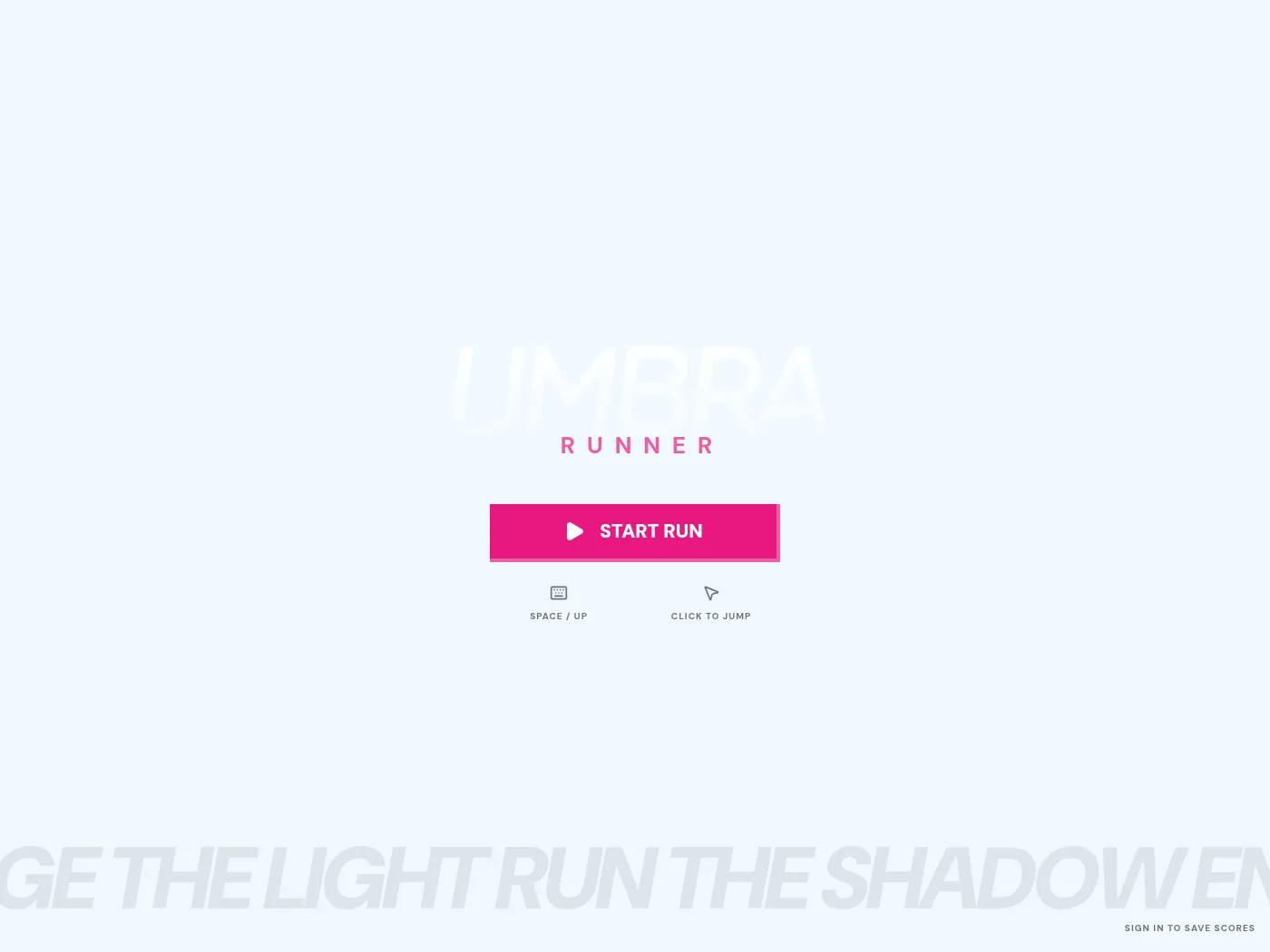 Shadow Runner Game
