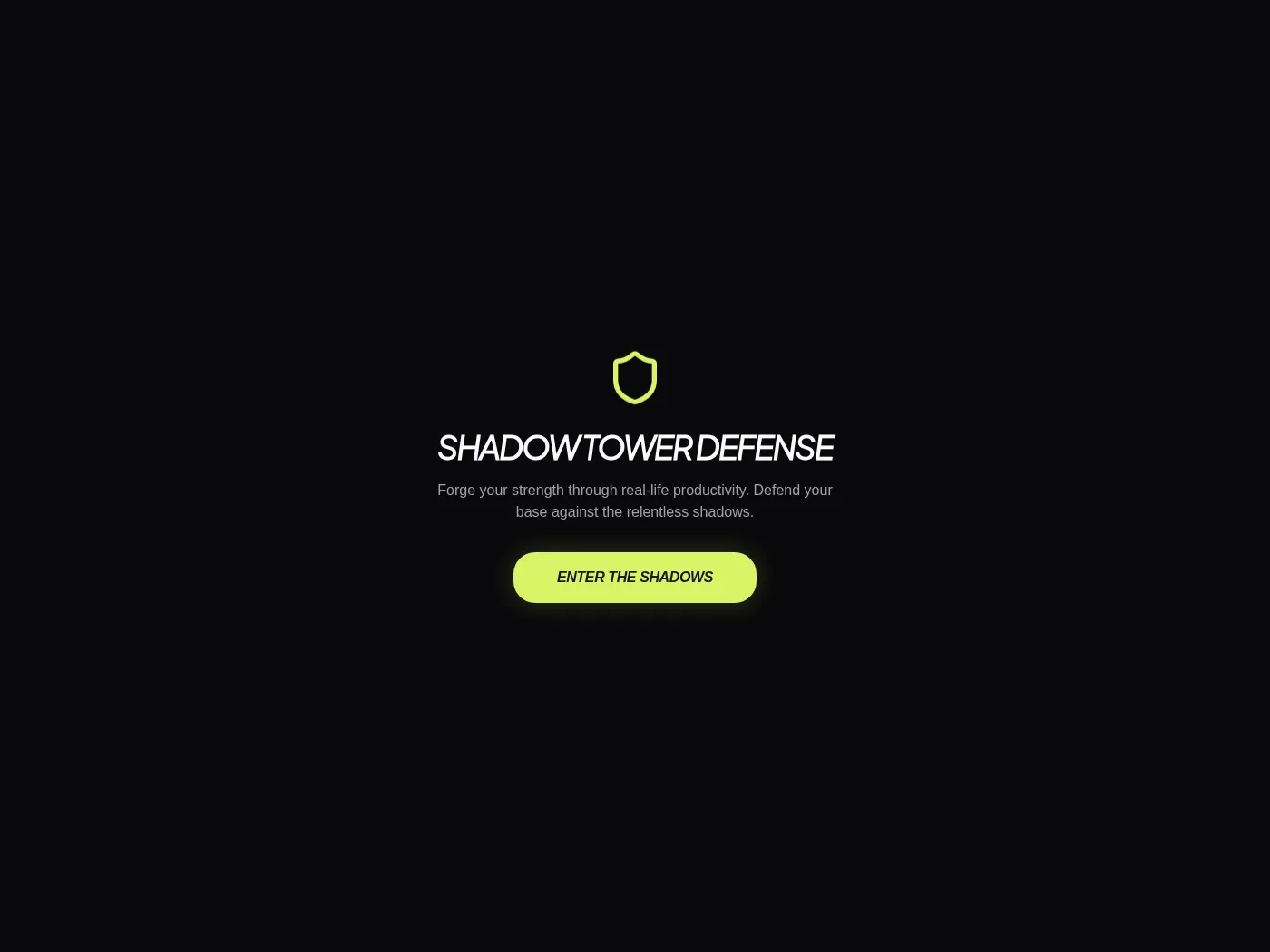Shadow Tower Defense