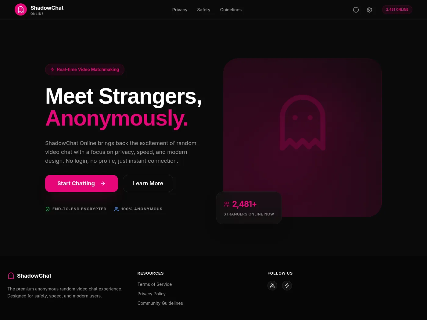 ShadowChat Online