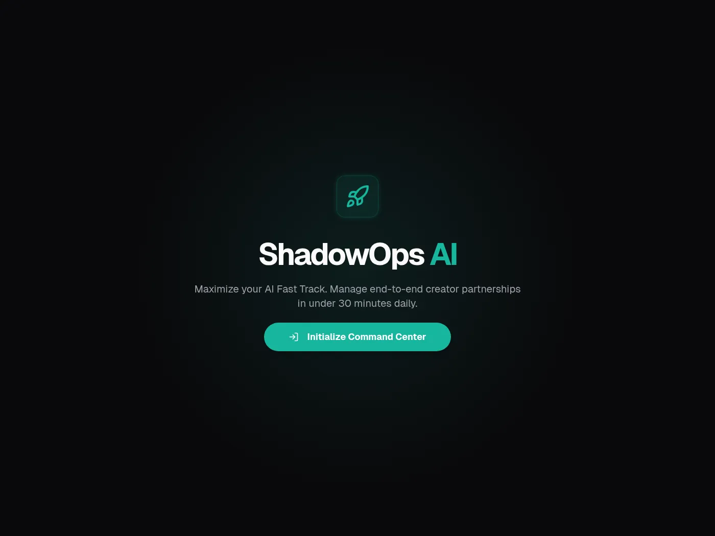 ShadowOps AI Command Center