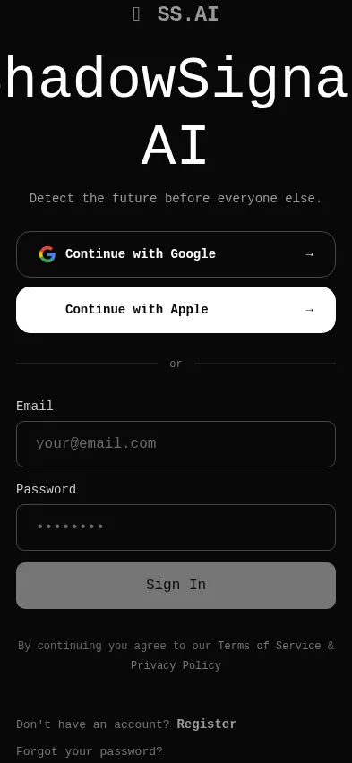 ShadowSignal AI
