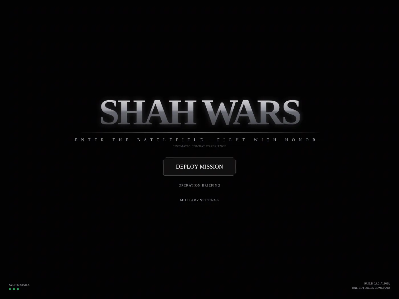 SHAH WARS 3D War Game