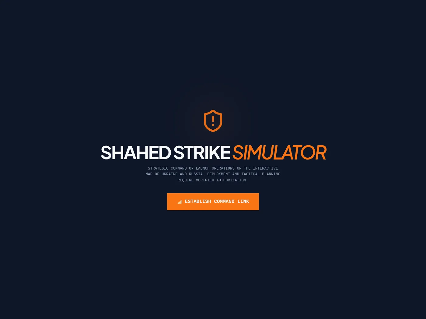 Shahed Strike Simulator