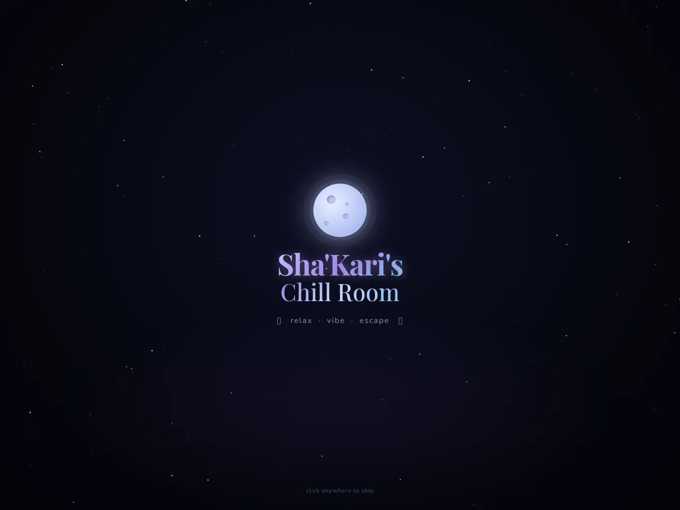 Sha'Karis Chill Room