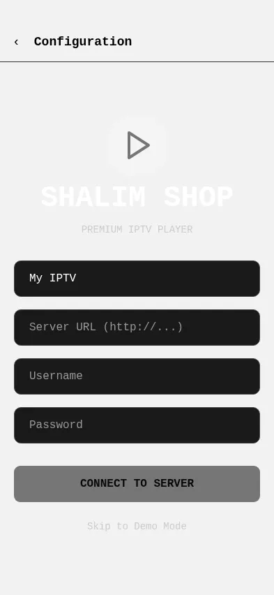 Shalim IPTV Player