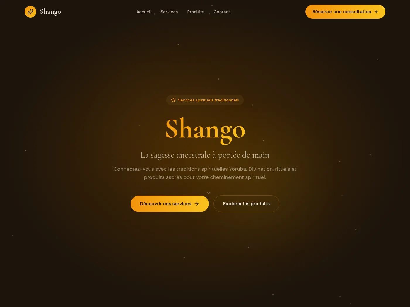 Shango Web Portal