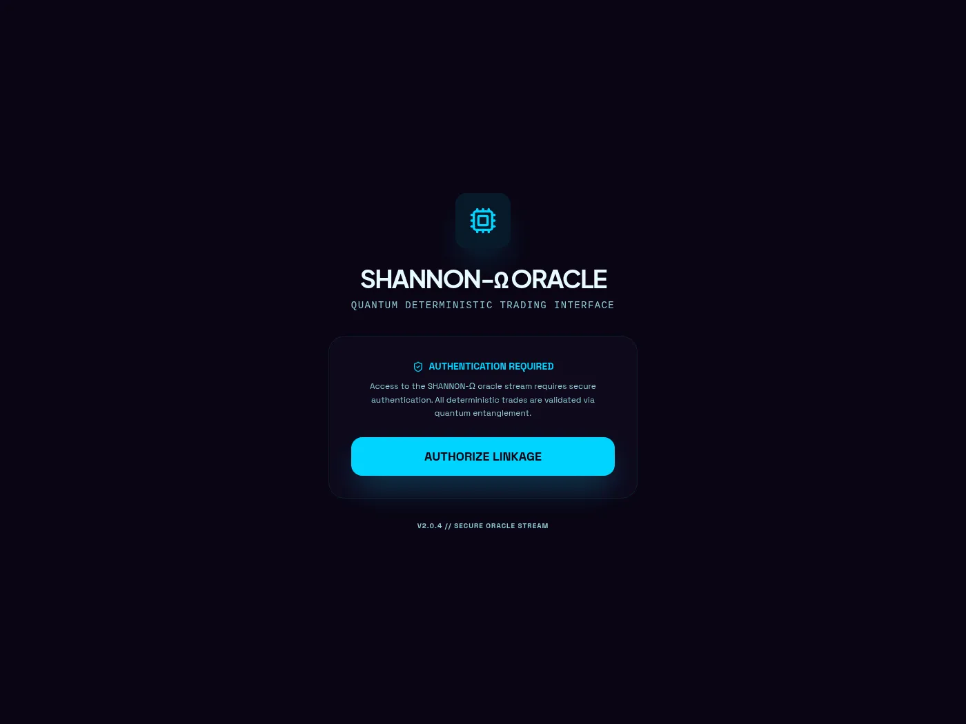 Shannon Oracle Bot Web