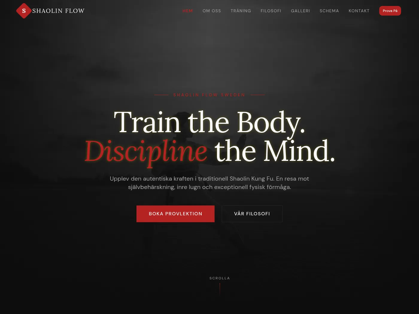 Shaolin Flow Website