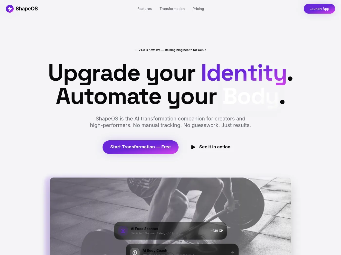 ShapeOS AI Health Suite