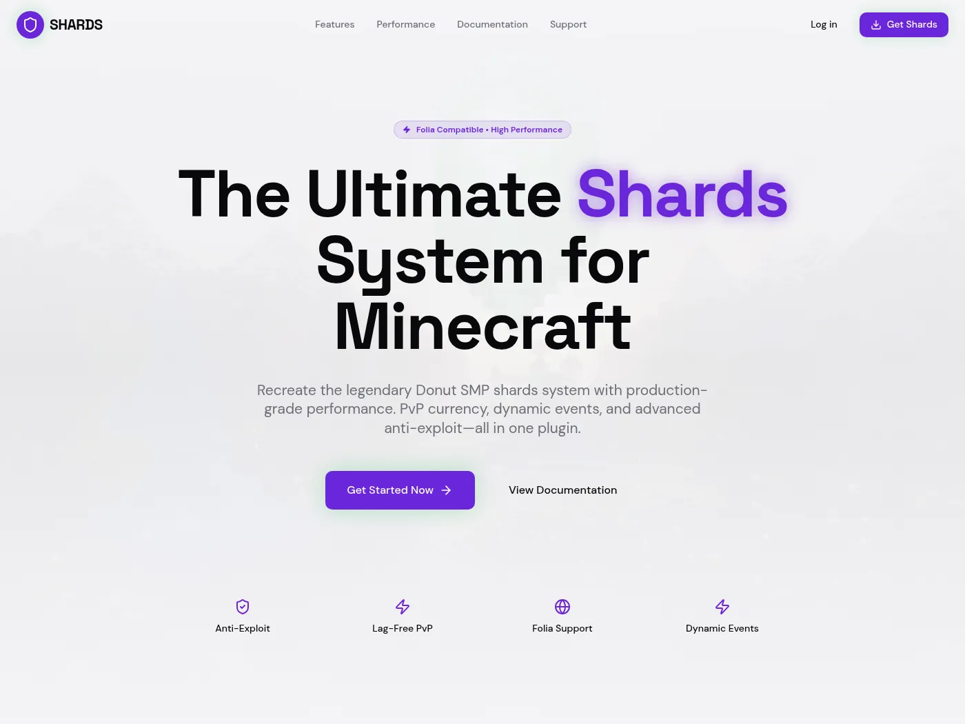 Shards SMP Plugin