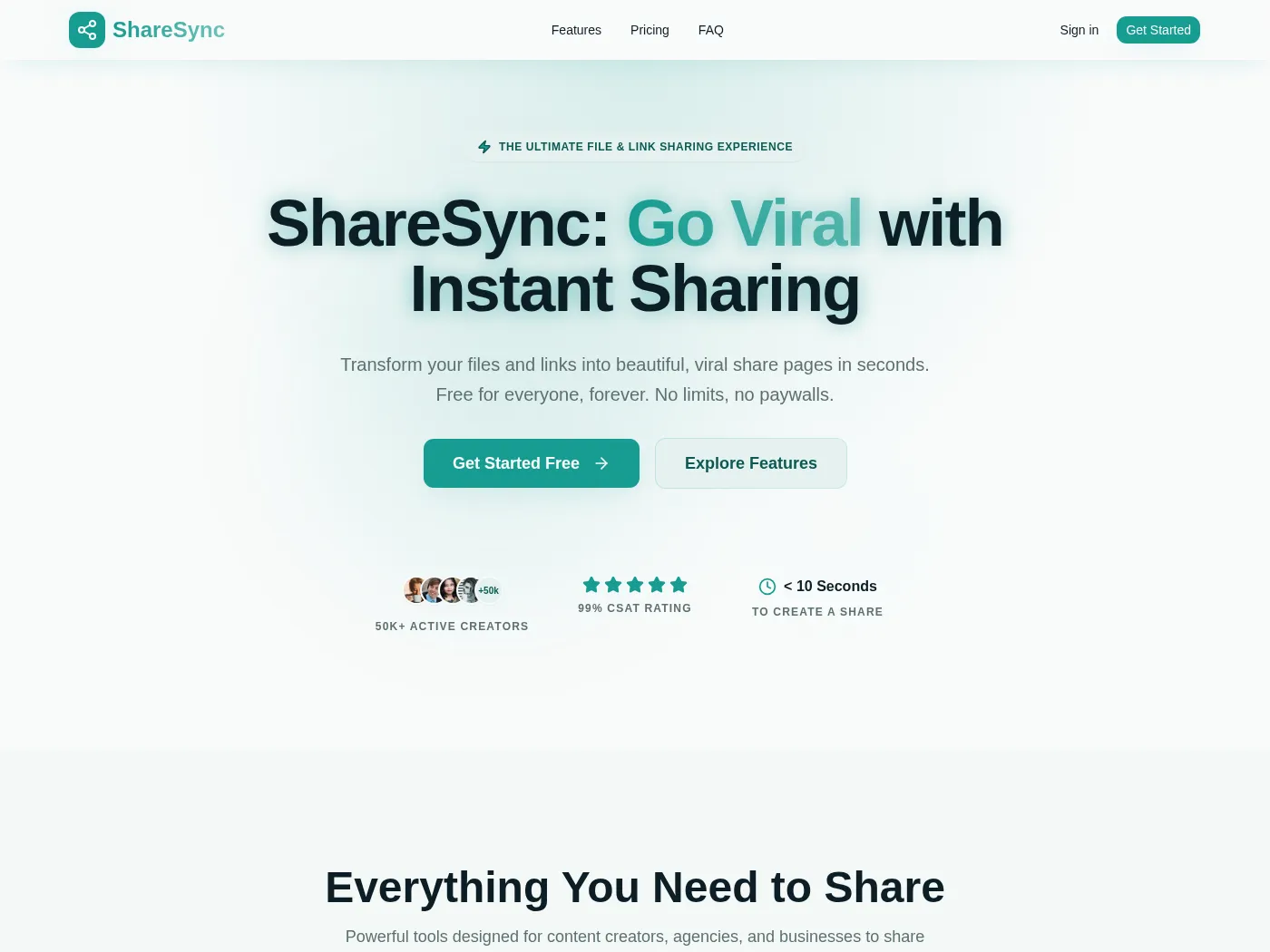 ShareSync Free Links