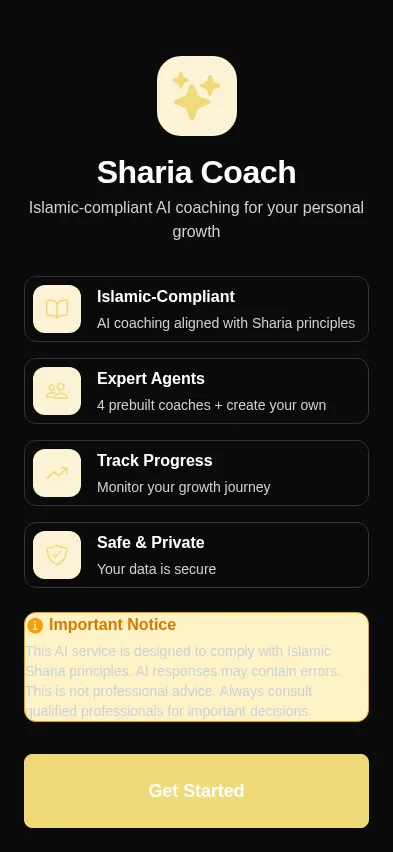 Sharia Coach Agents