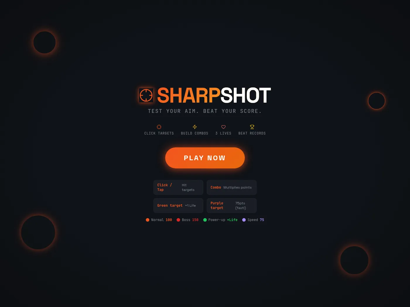 SharpShot Game