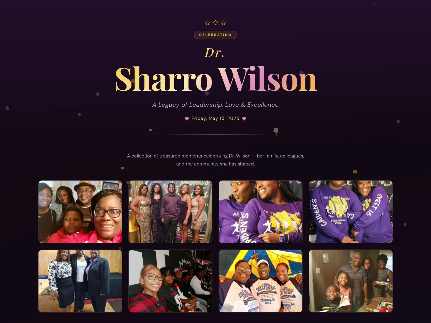 Sharro Tribute Gallery