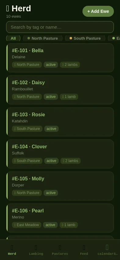 SheepTracker Mobile