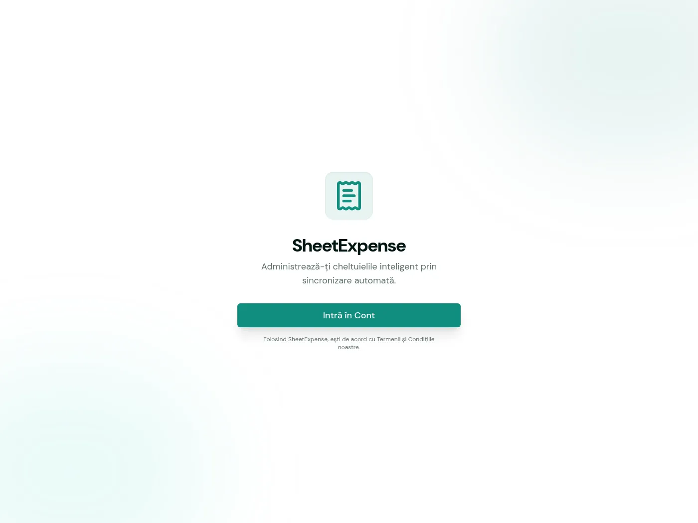 SheetExpense Manager