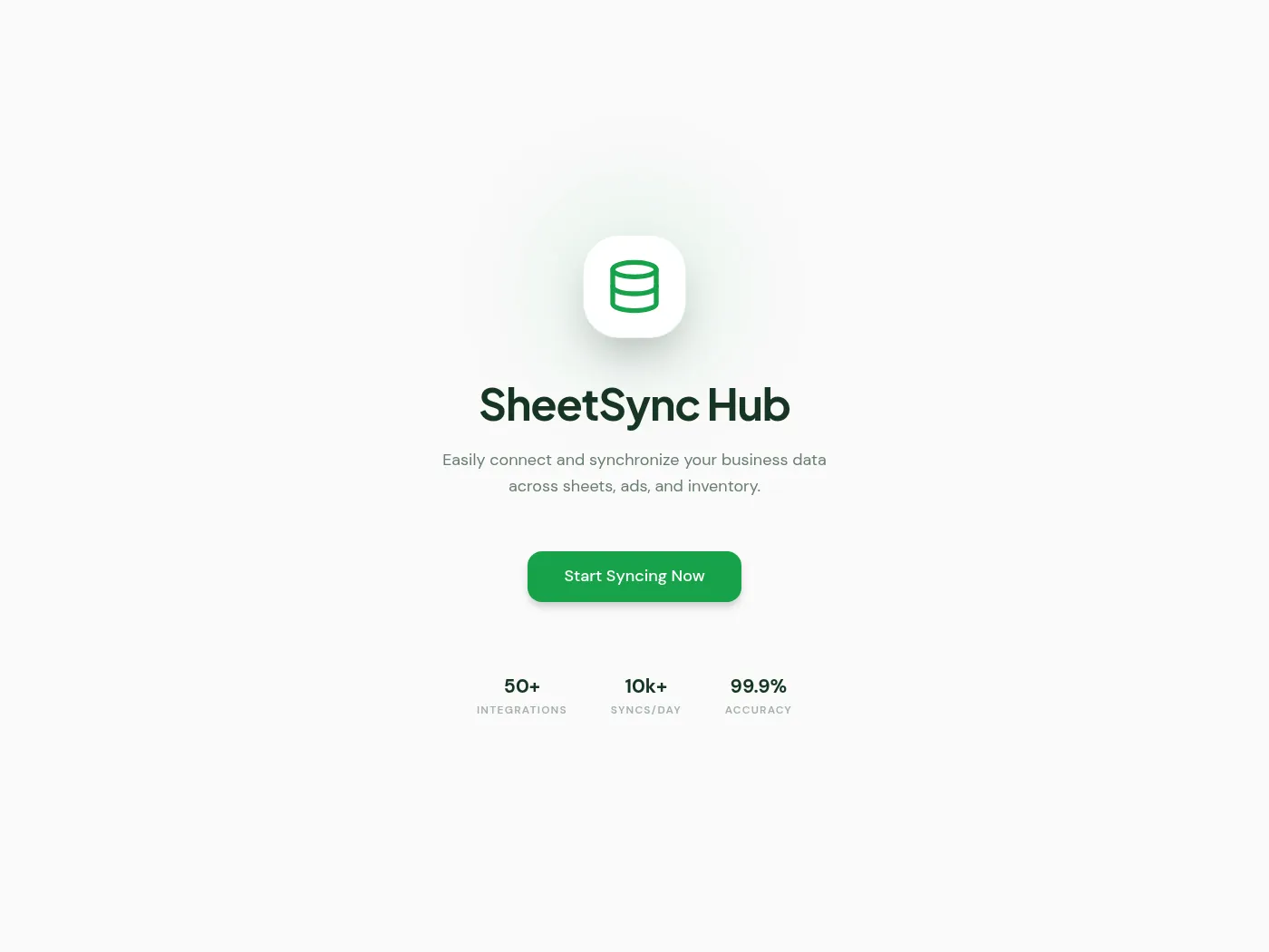 Spreadsheet Sync Hub