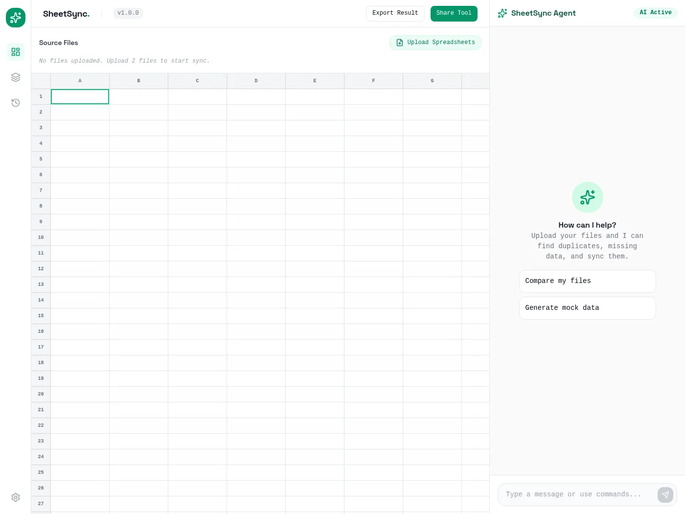 SheetSync Tool