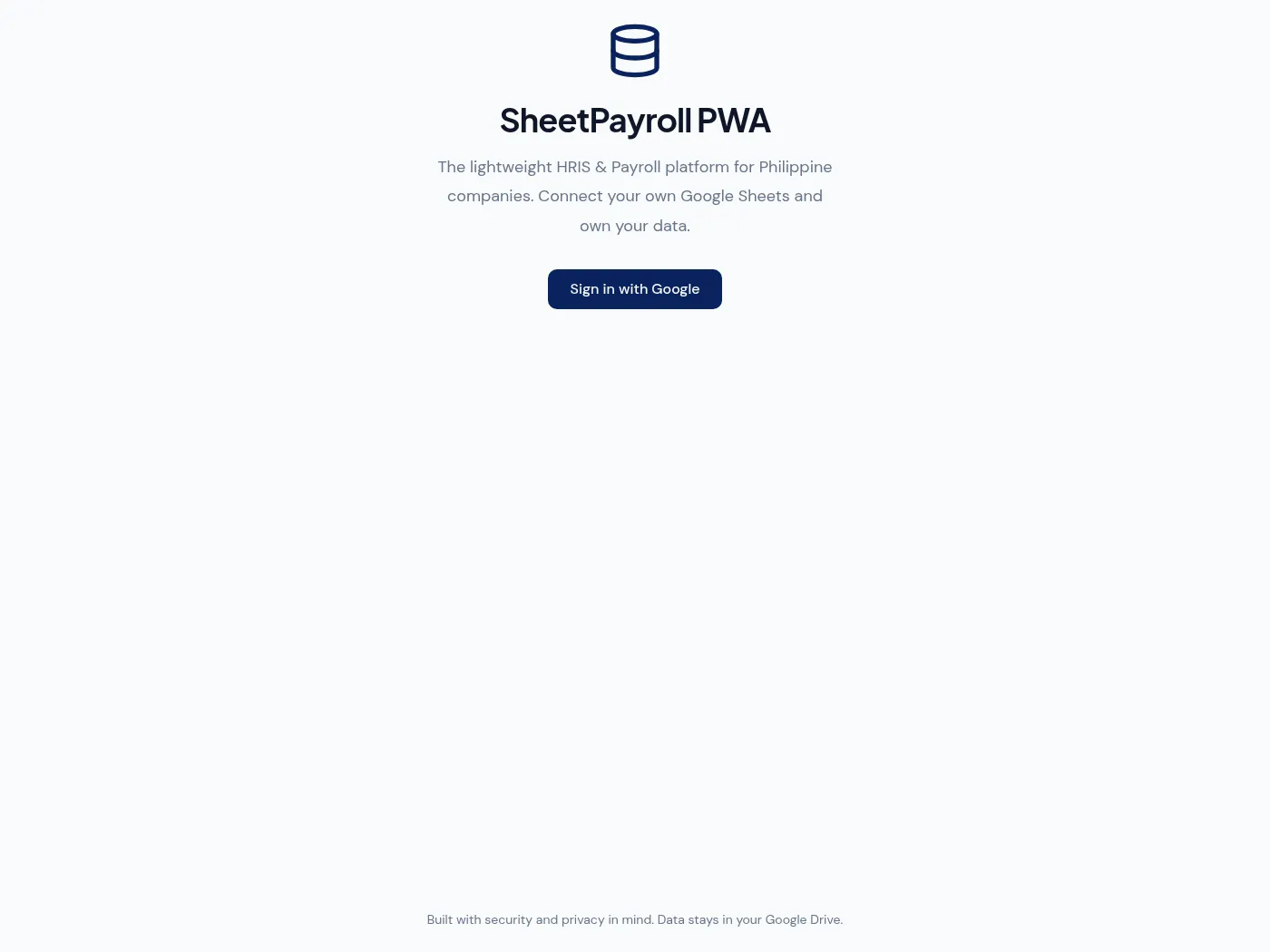 SheetPayroll PWA