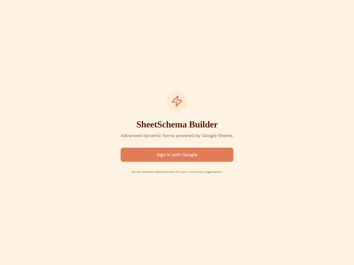 SheetSchema Builder