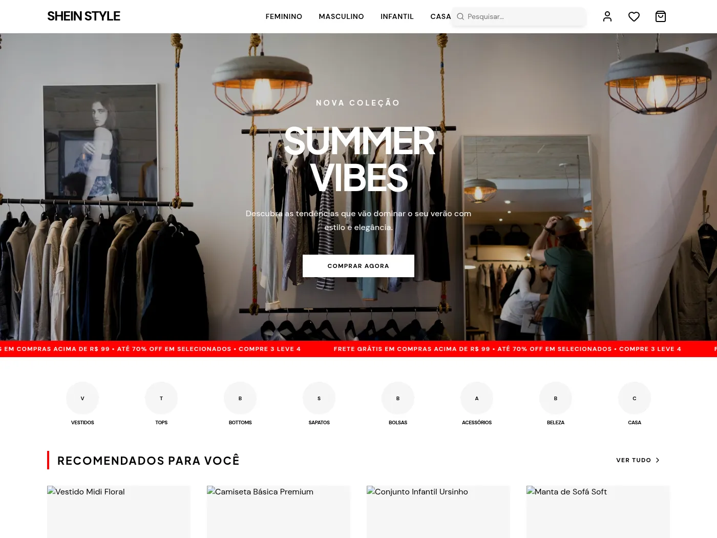 Shein-Style Online Store