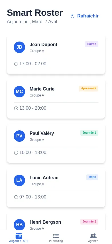 Smart Roster Planner