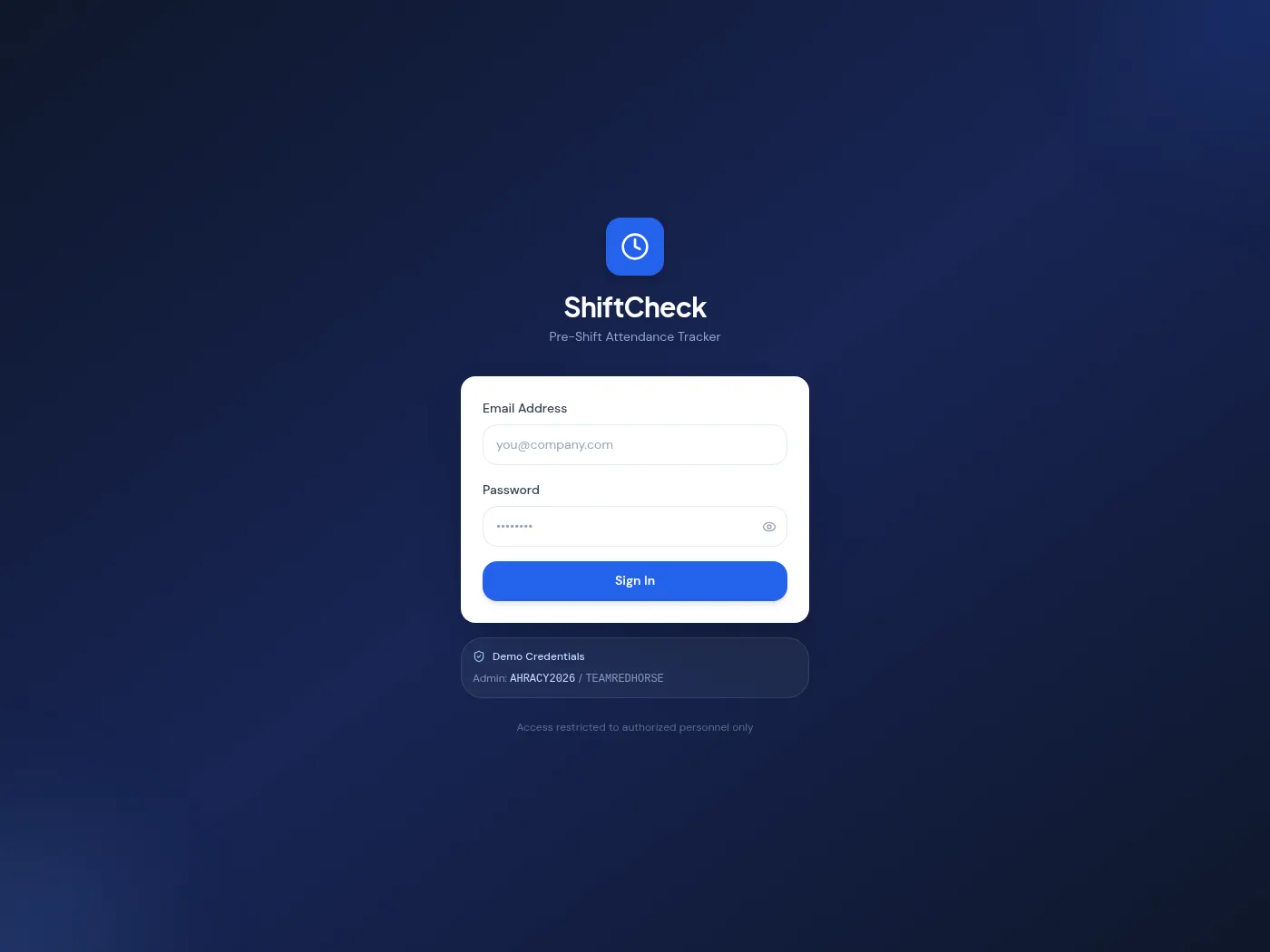 ShiftCheck