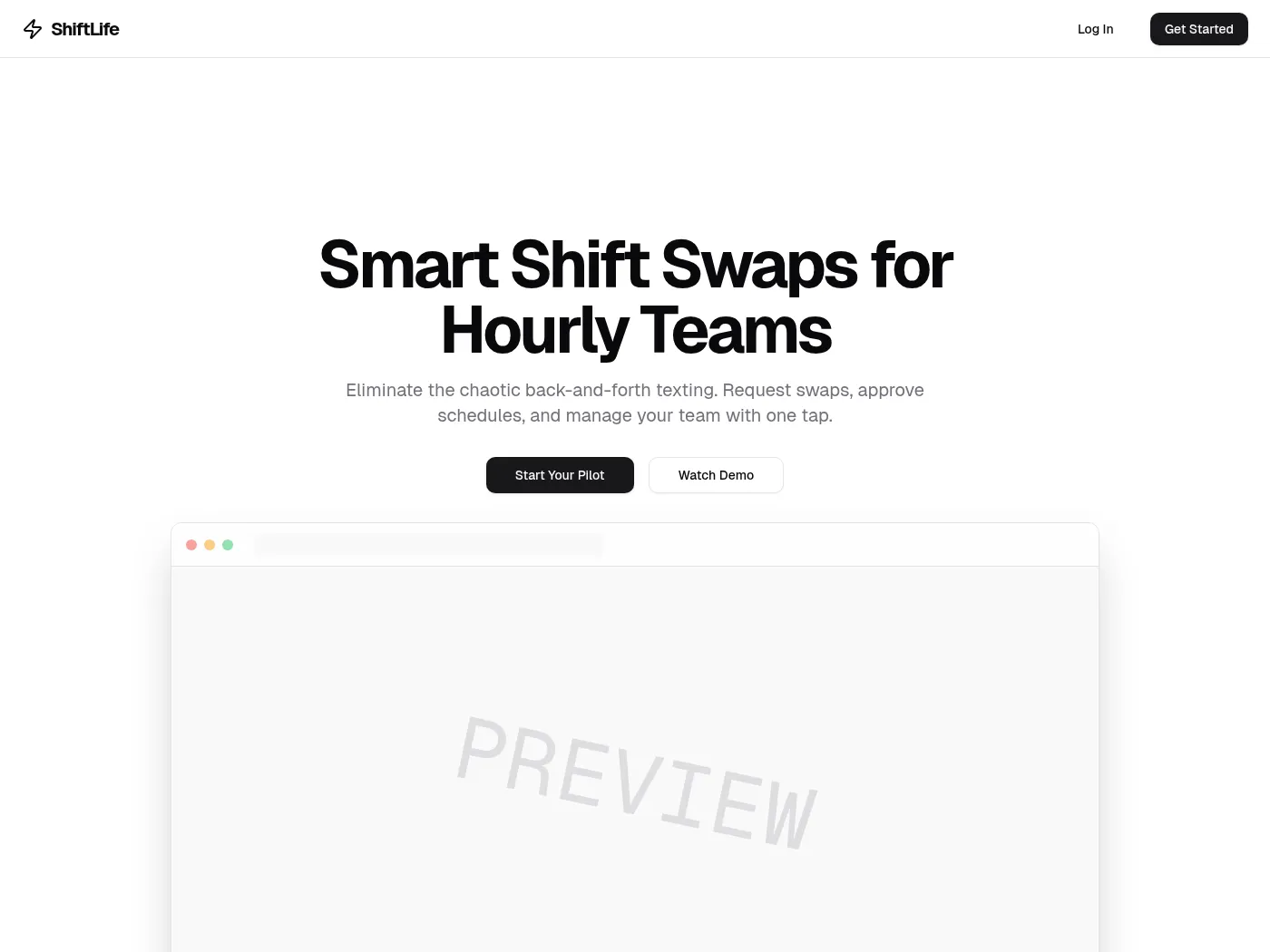ShiftLife Scheduler