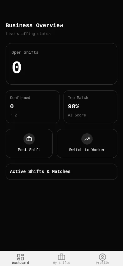 ShiftMatch AI Mobile