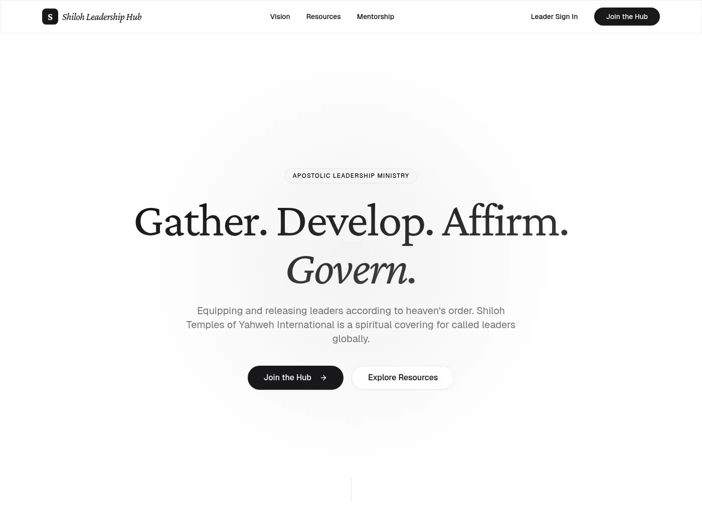 Shiloh Leadership Hub