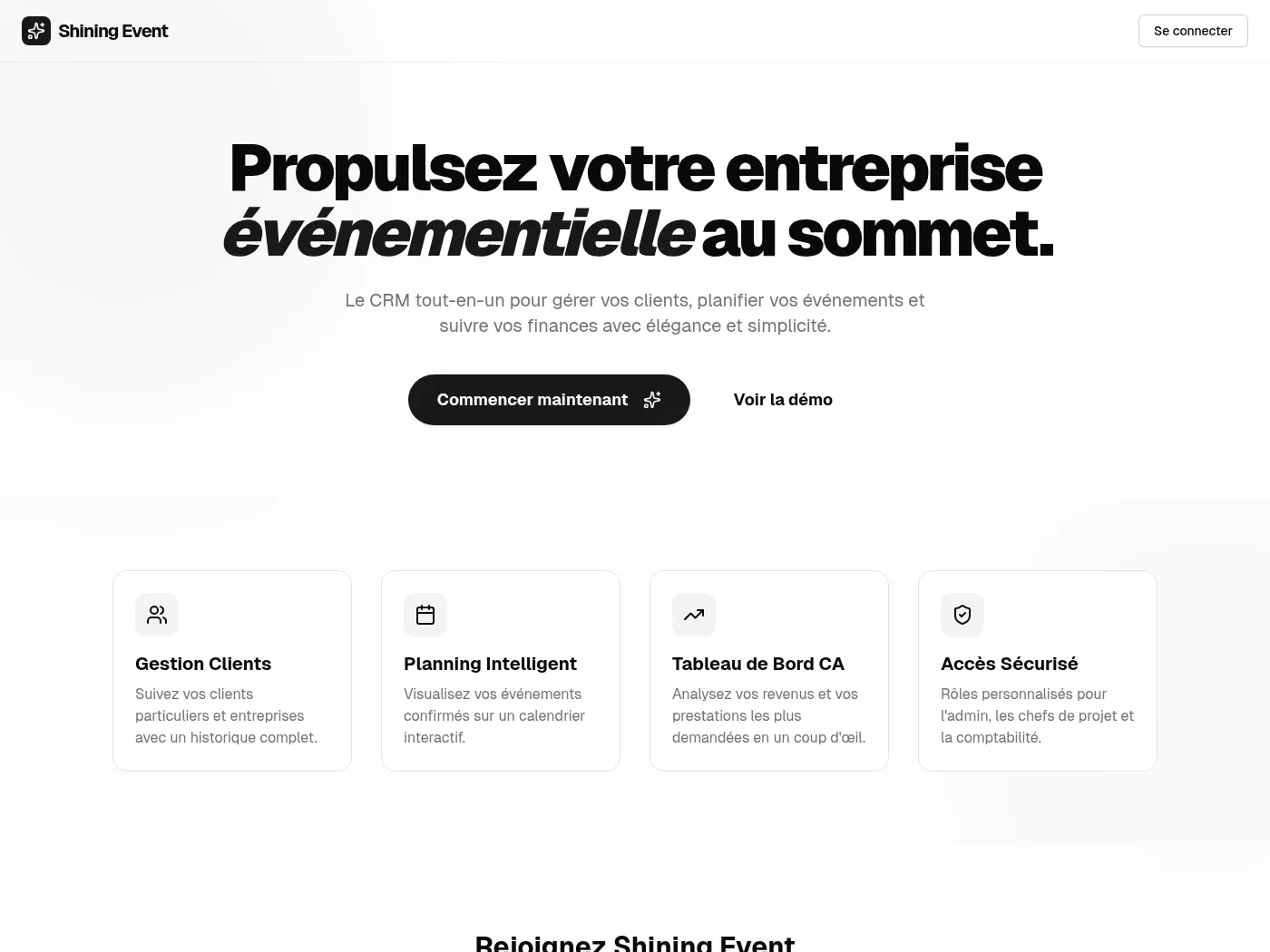 Shining Event CRM