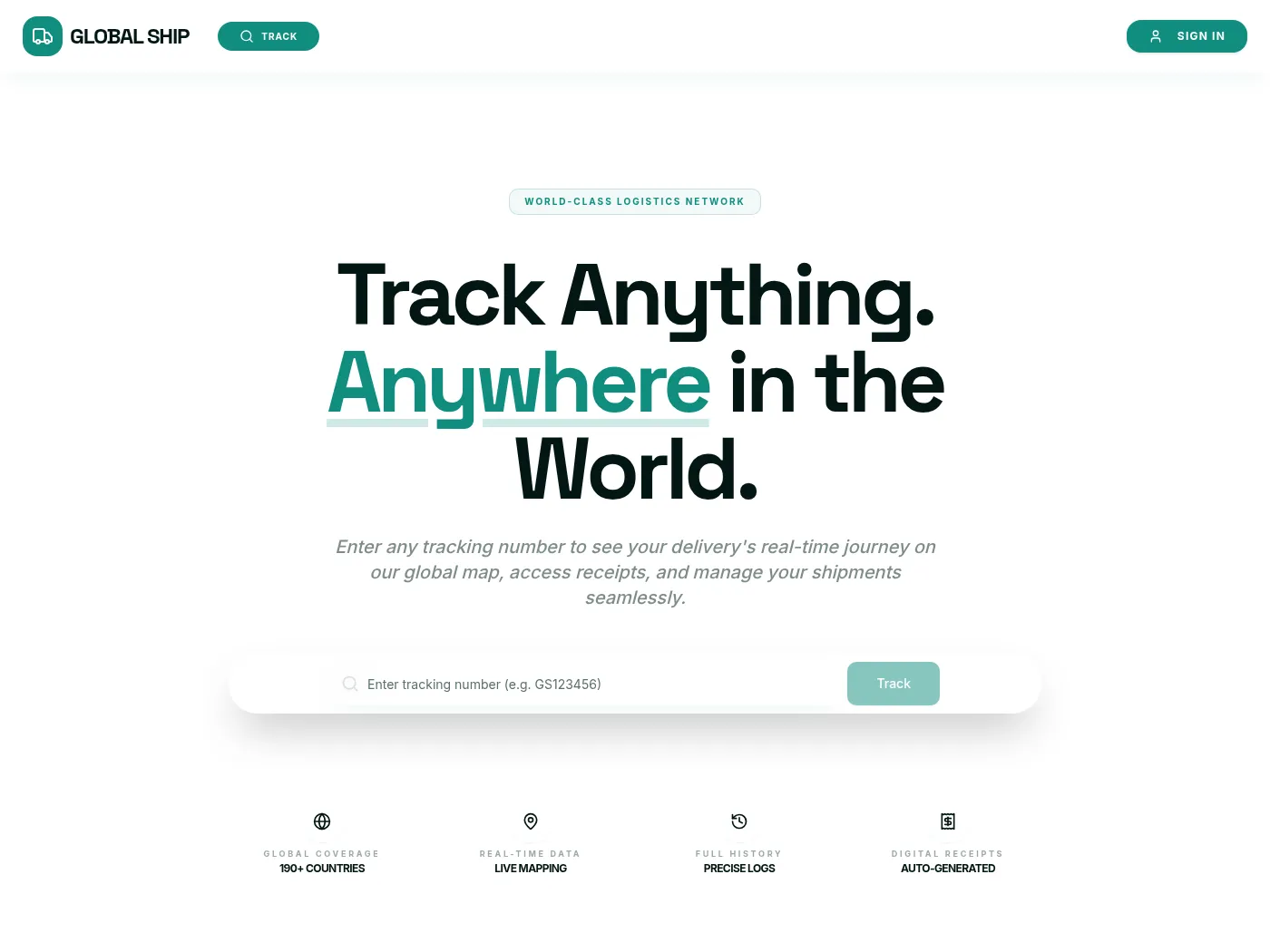 Global Shipment Tracker