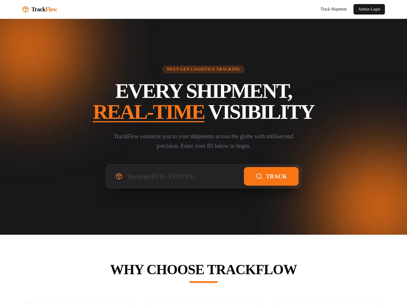 TrackFlow Shipping Portal