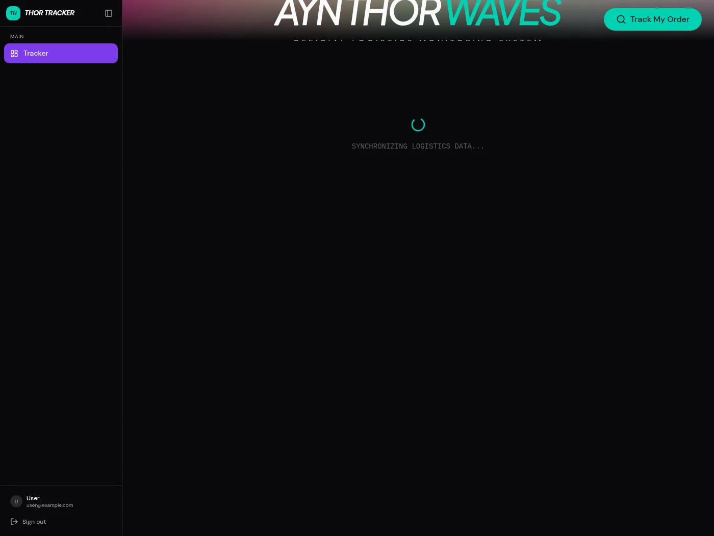 ayn Thor Shipping Dashboard