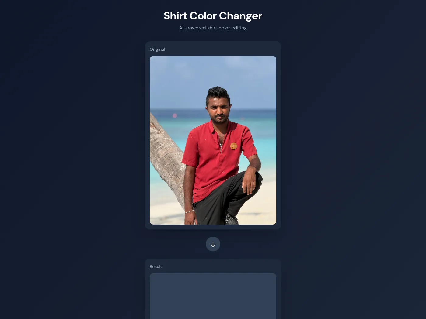 Shirt Color Changer