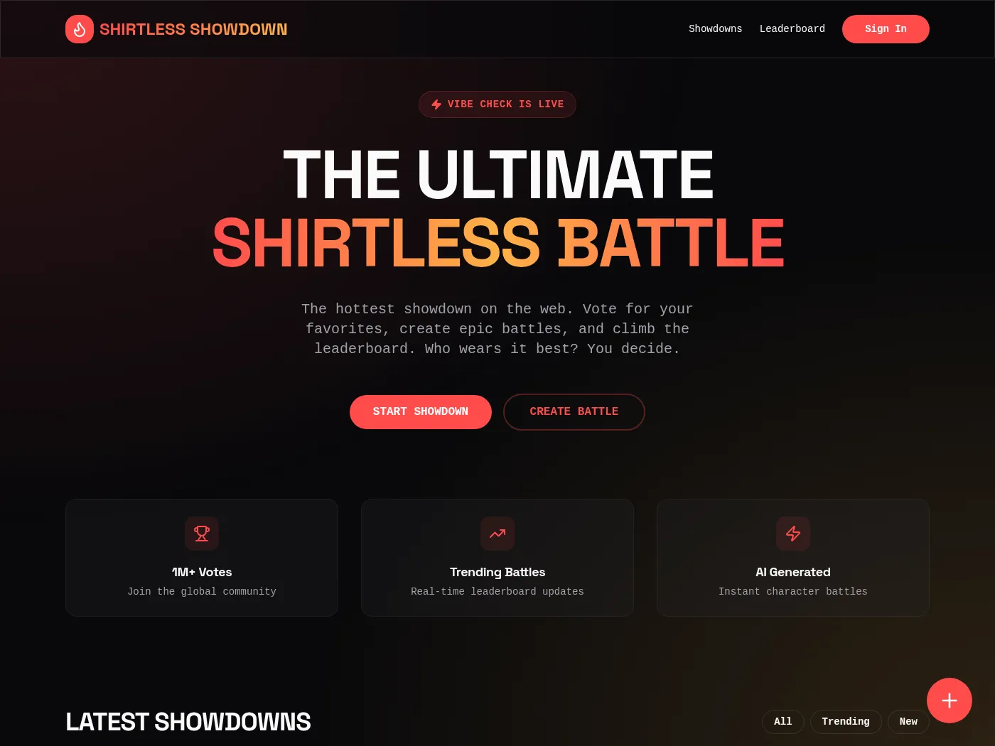 Shirtless Showdown