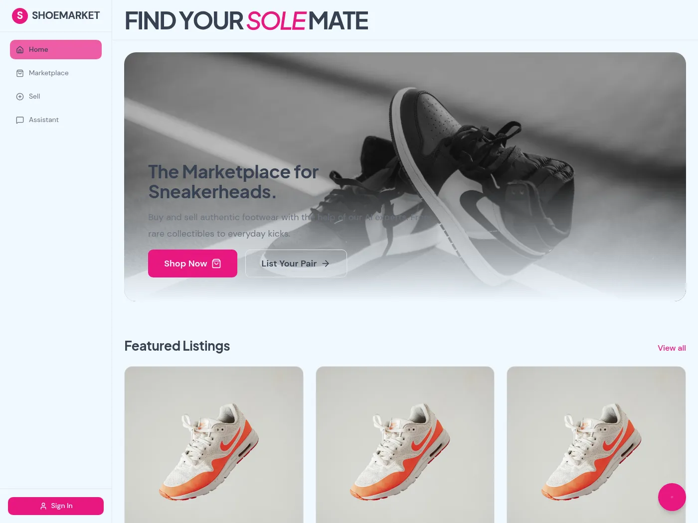 ShoeMarket AI Assistant