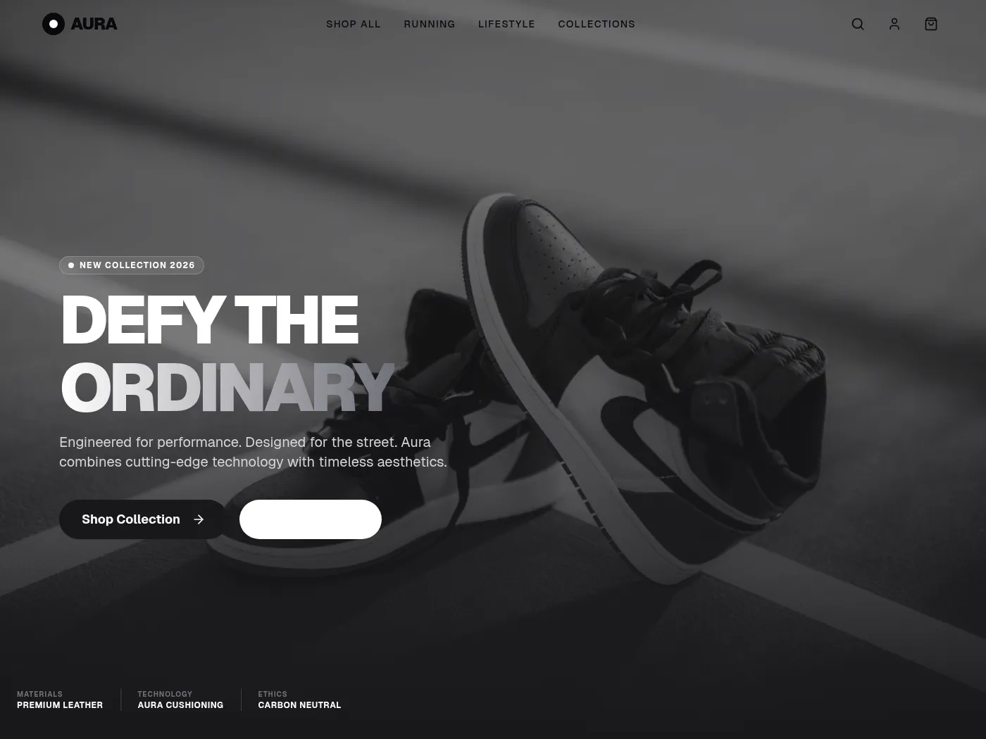 Premium Shoe Storefront